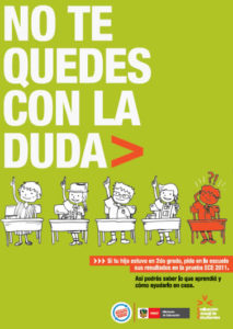 Afiche “No te quedes con la duda” | UMC | Oficina de Medición de la ...